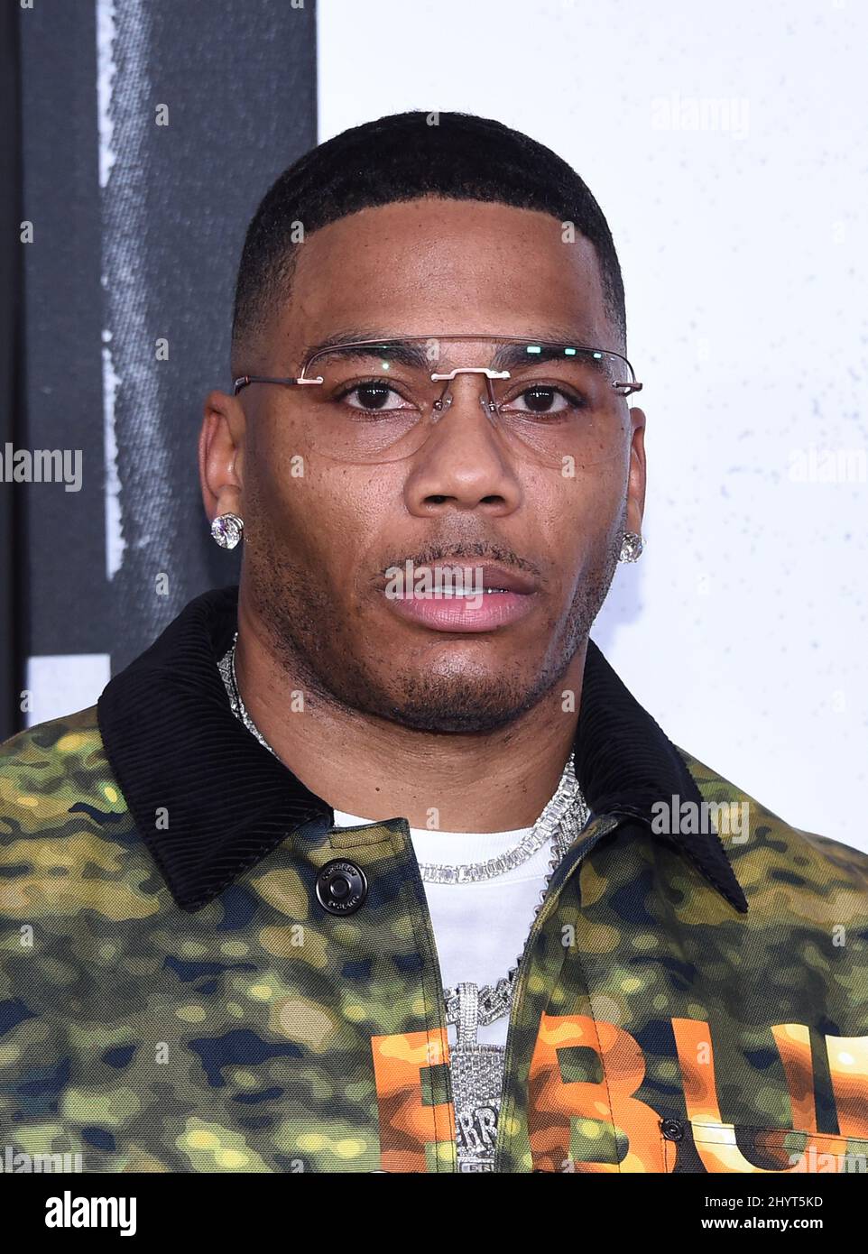 Nelly arriving at the BET Hip Hop Awards 2021 held at the Cobb Energy ...