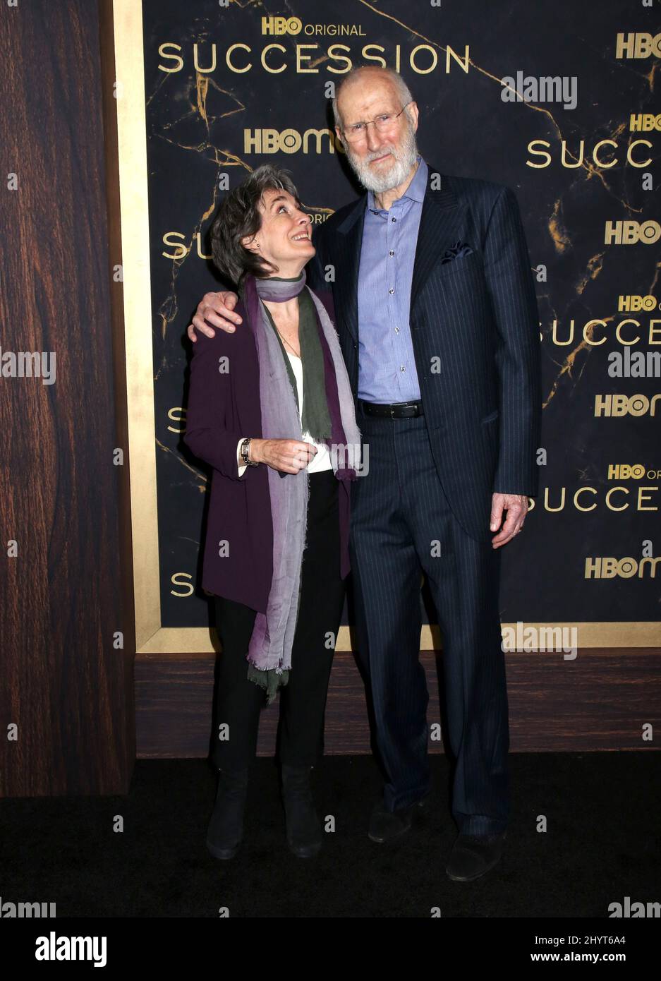 Anna Stuart and James Cromwell attending the 'Succession' Season 3 ...