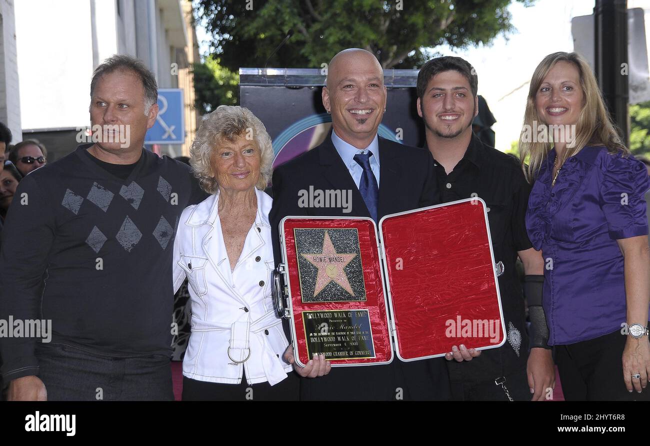 Howie Mandel, wife Terry and family Howie Mandel during the ...