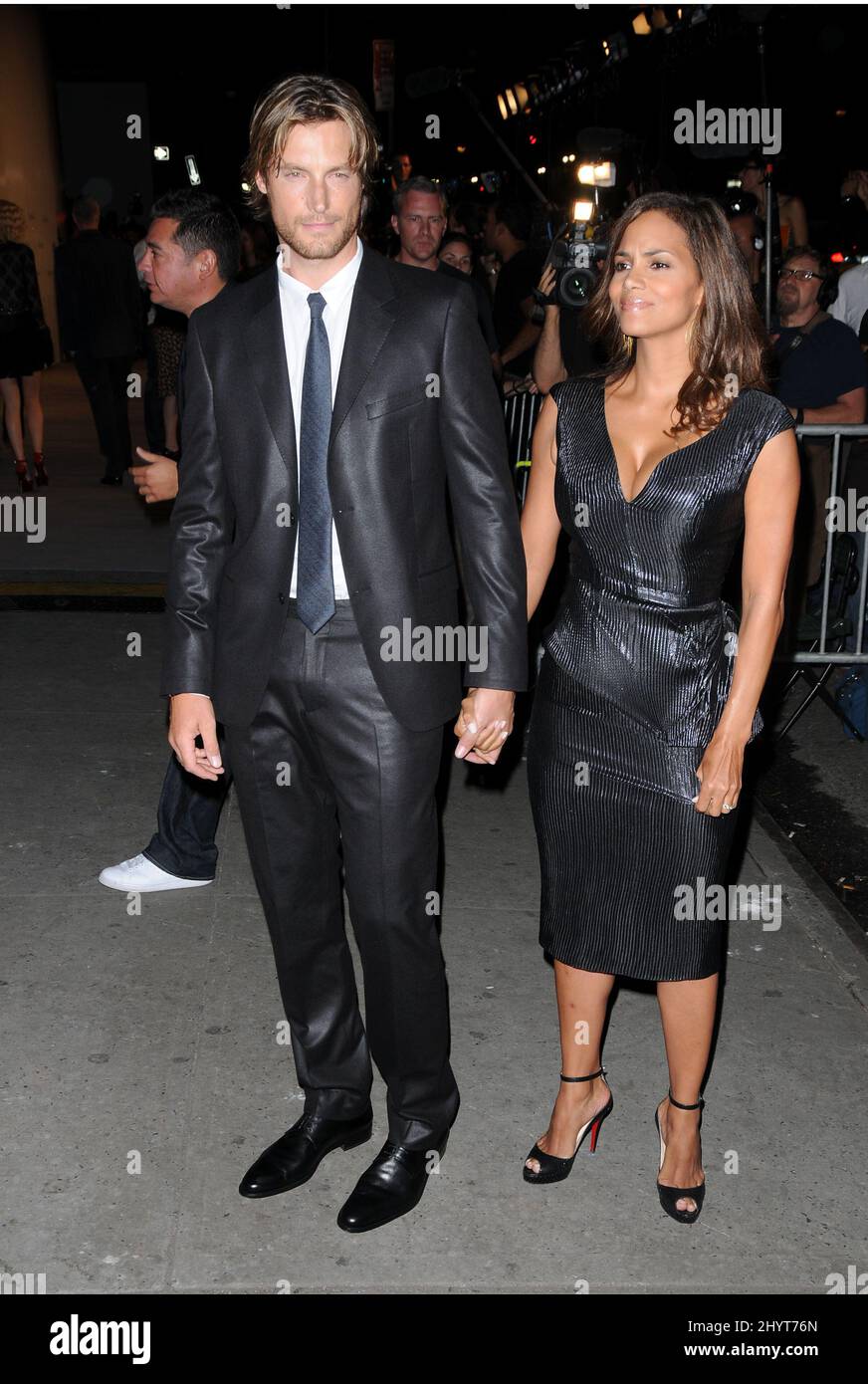 Gabriel Aubry and Halle Berry attend the Calvin Klein 40th Anniversary ...