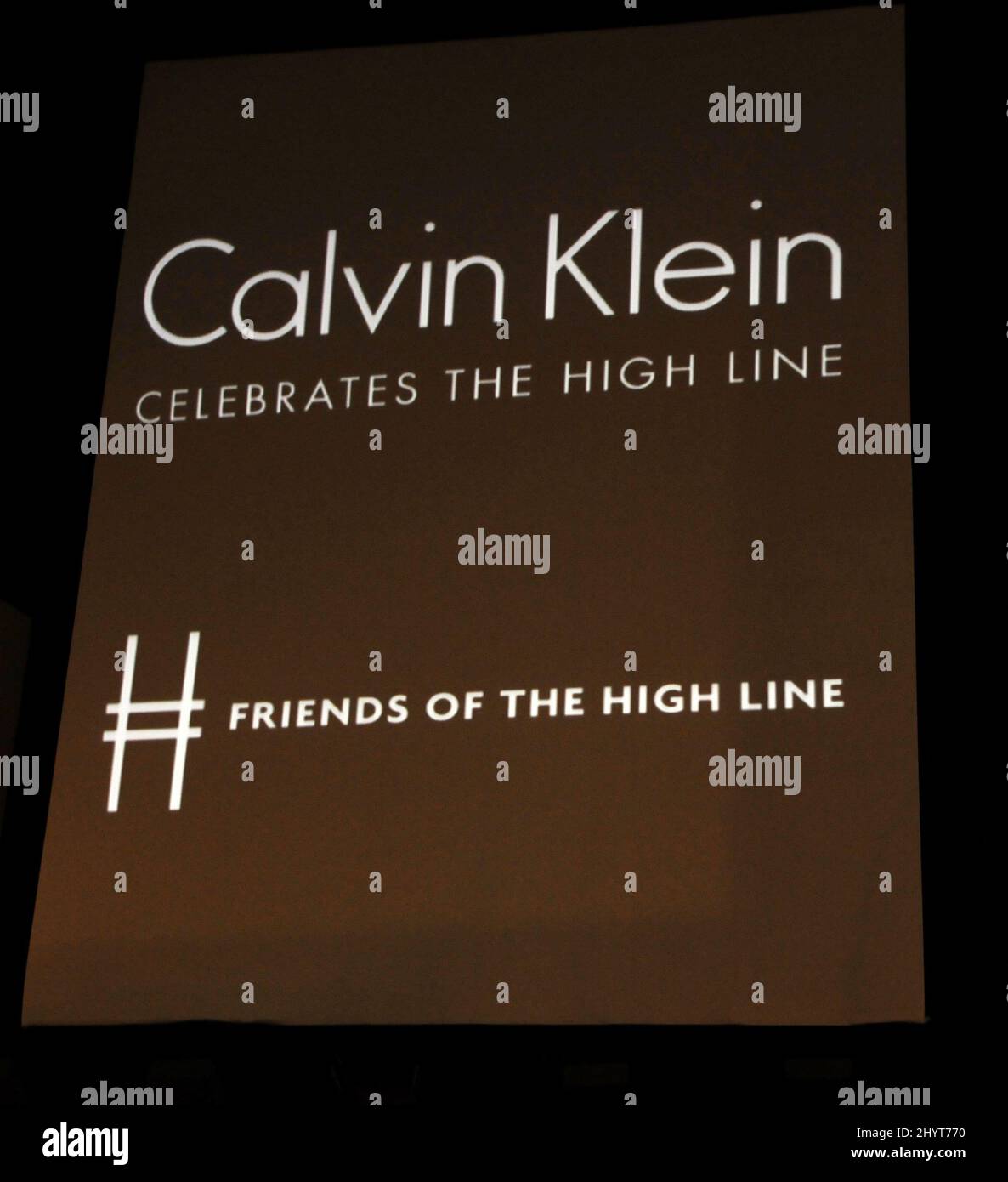 Calvin klein 40th anniversary party hi-res stock photography and images ...