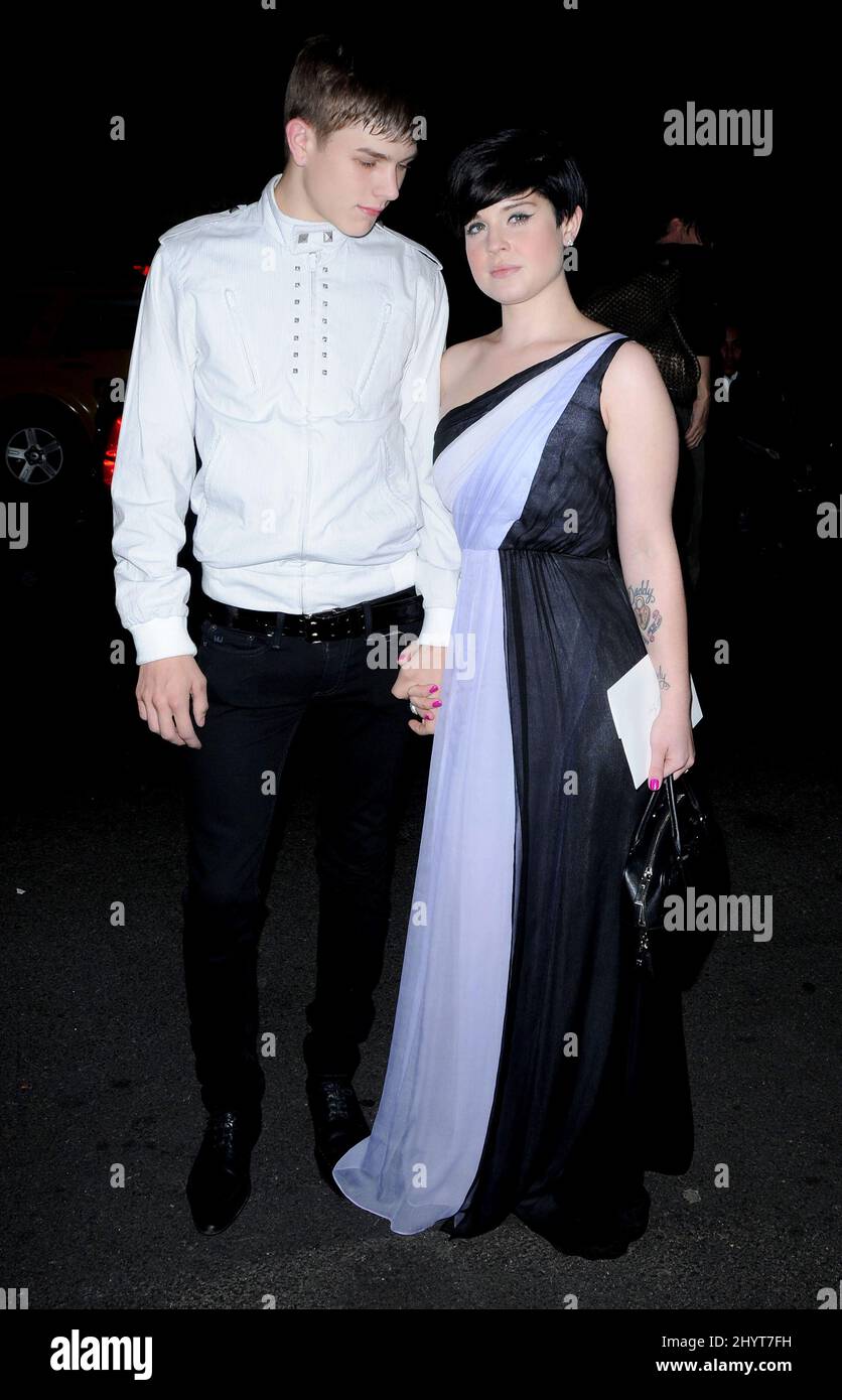 Kelly Osbourne and Luke worrall arrive to the Marc Jacobs fashion show ...