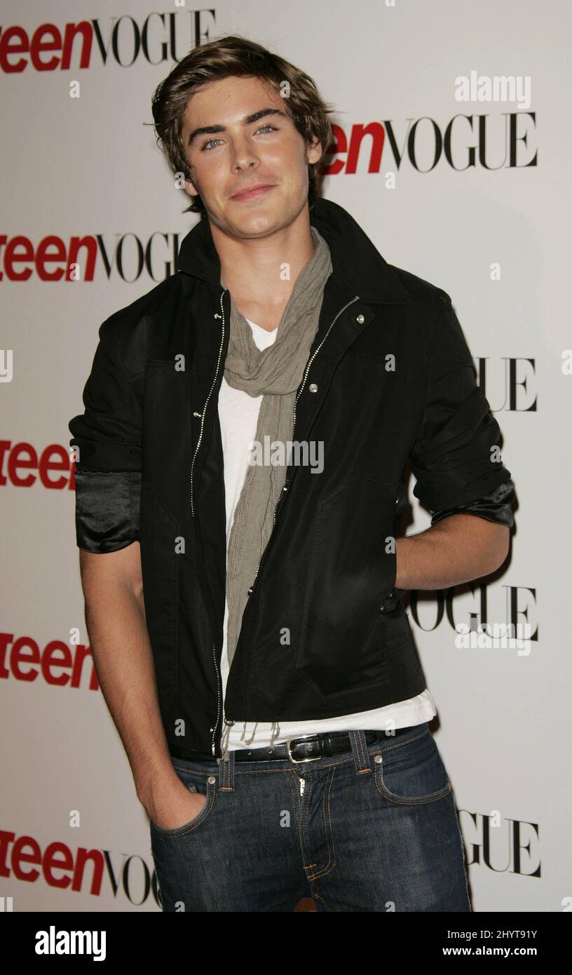 Zac Efron attending the Teen Vogue Young Hollywood Issue Party, held at ...