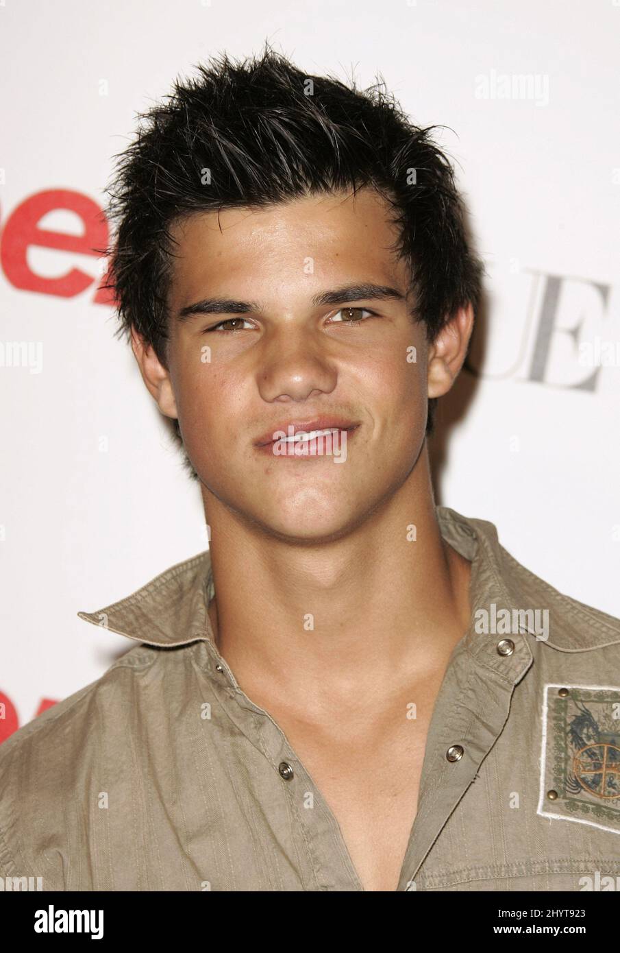Taylor Lautner attending the Teen Vogue Young Hollywood Issue Party ...