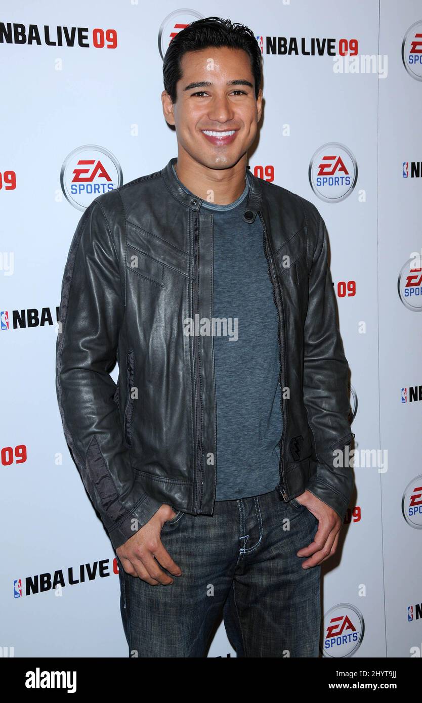 Mario Lopez at The EA Sports launch party for the video game NBA LIVE ...