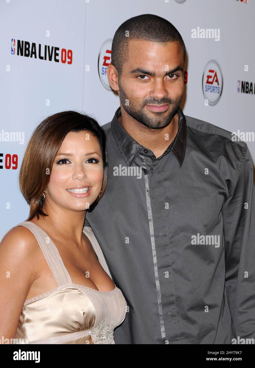 Tony Parker and Eva Longoria Parker at The EA Sports launch party for ...