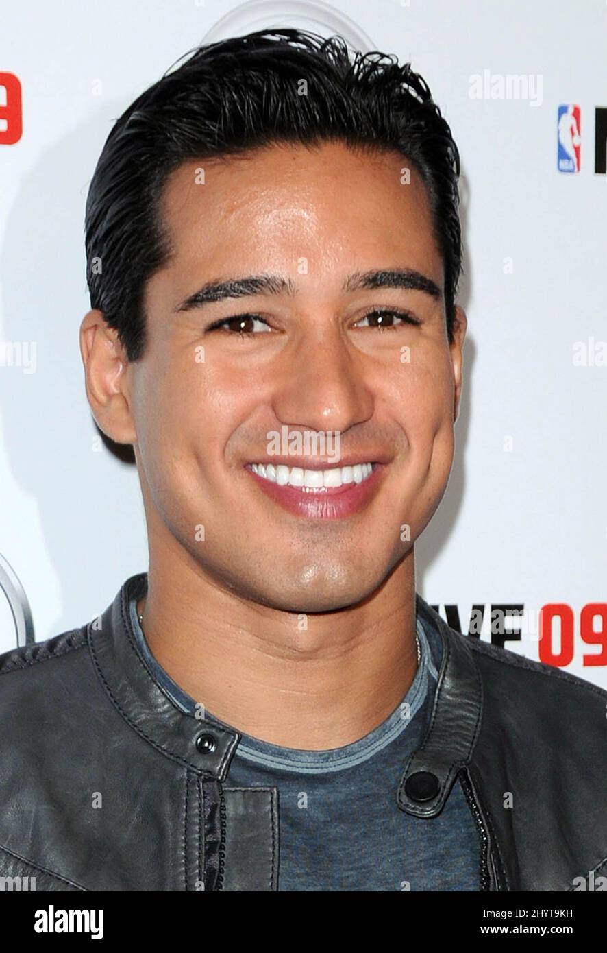 Mario Lopez at The EA Sports launch party for the video game NBA LIVE ...