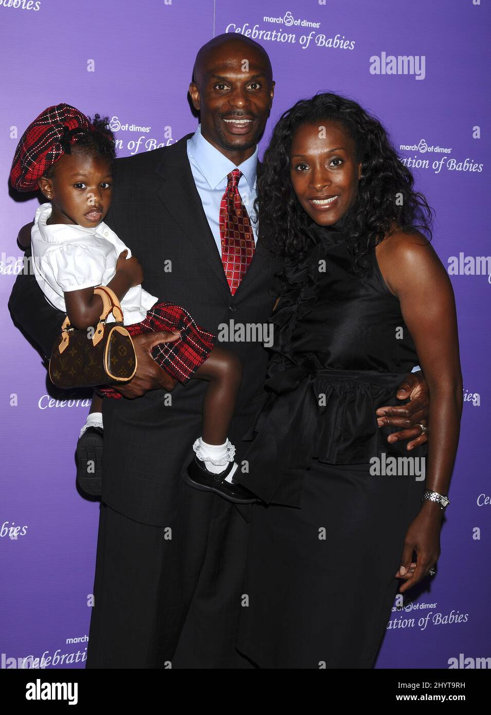 Steve Lewis and family arriving at Celebration of Babies to Benefit ...