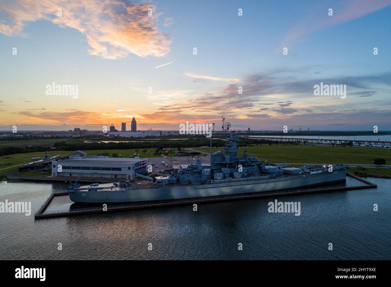 The USS Alabama Battleship Stock Photo - Alamy