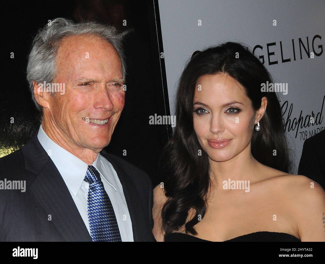 Clint Eastwood and Angelina Jolie at the New York Film Festival ...