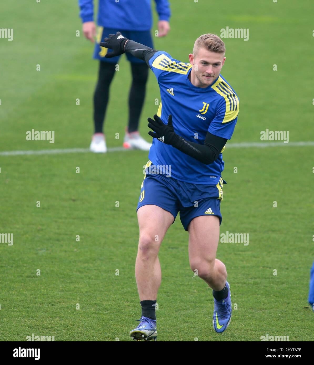 Matthijs De Light of Juventus Fc during the training of the Juventus Fc ...