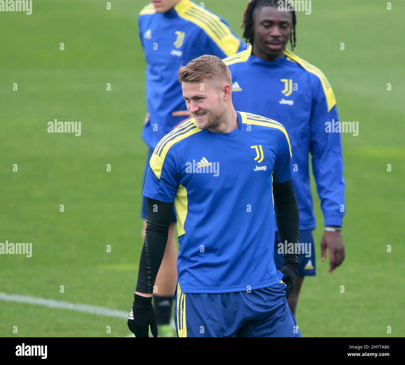 Matthijs De Light of Juventus Fc during the training of the Juventus Fc ...