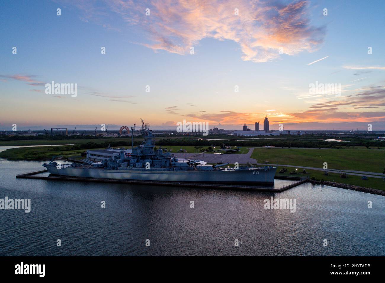 The USS Alabama Battleship Stock Photo - Alamy