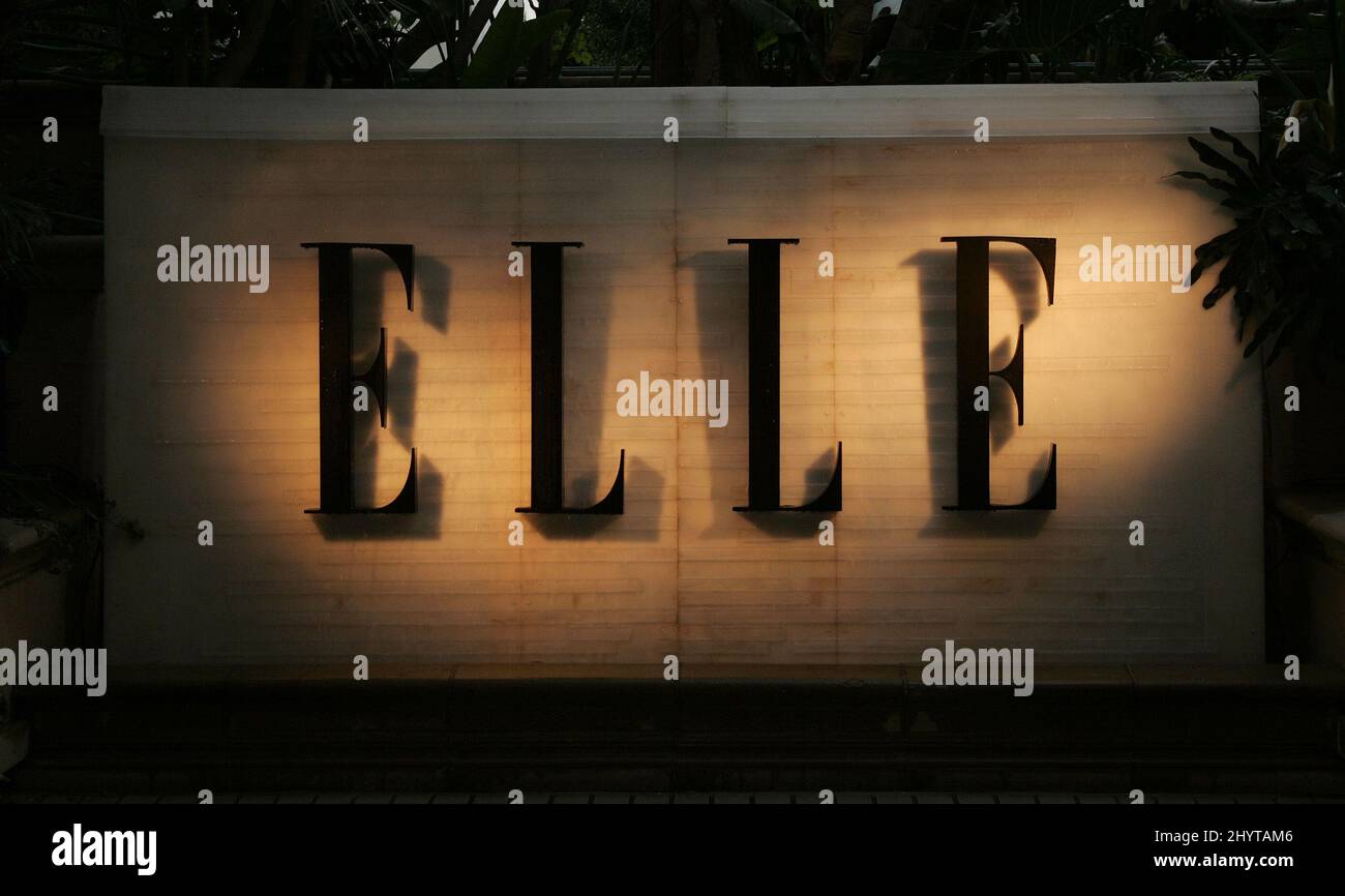 The elle sign hi-res stock photography and images - Alamy