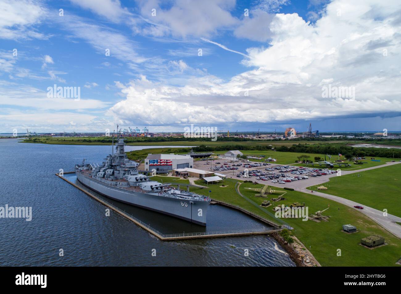 The USS Alabama Battleship Stock Photo - Alamy
