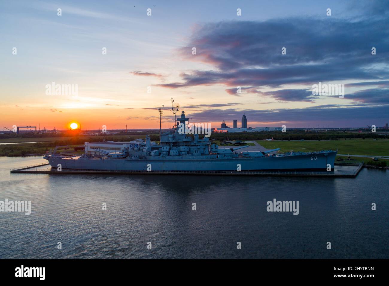The USS Alabama Battleship Stock Photo - Alamy