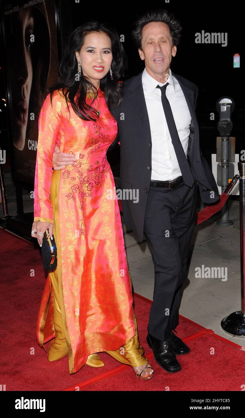 Brian Grazer and guest arriving at the Changeling Premiere, at the ...