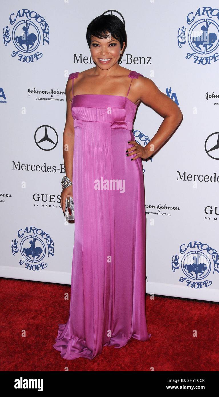 Tisha Campbell-Martin arriving at the 30th Anniversay Carousel Of Hope ...