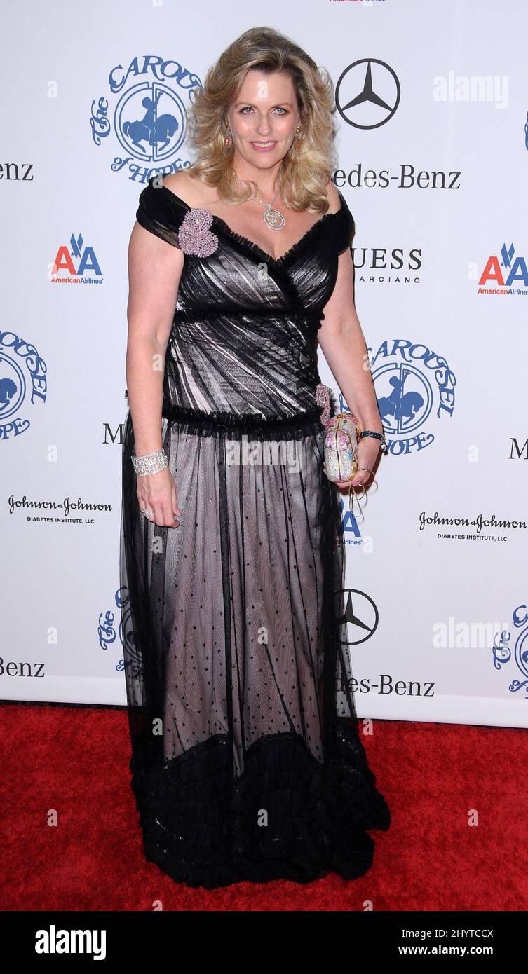Nancy Davis arriving at the 30th Anniversay Carousel Of Hope Ball ...