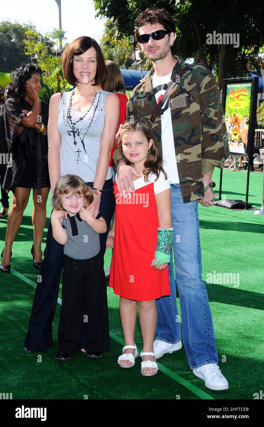 Debi Mazar, husband Gabriele Corcos, daughters Evelyn and Giulia attend ...