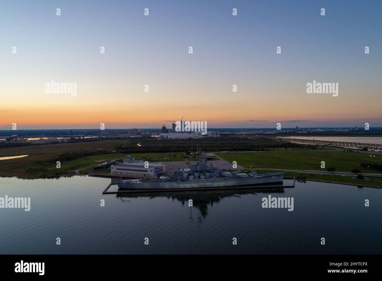 The USS Alabama Battleship Stock Photo - Alamy