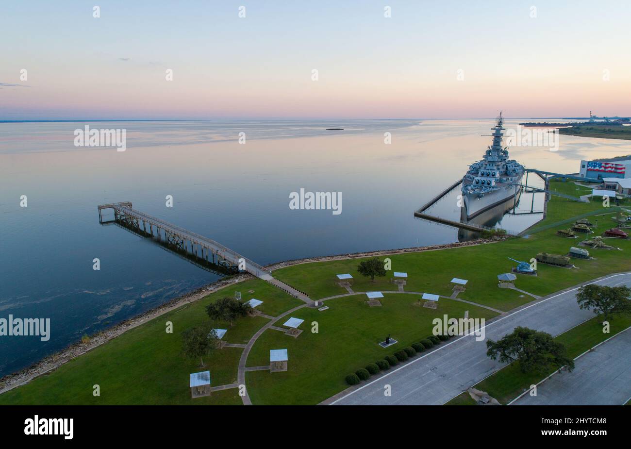 The USS Alabama Battleship Stock Photo - Alamy
