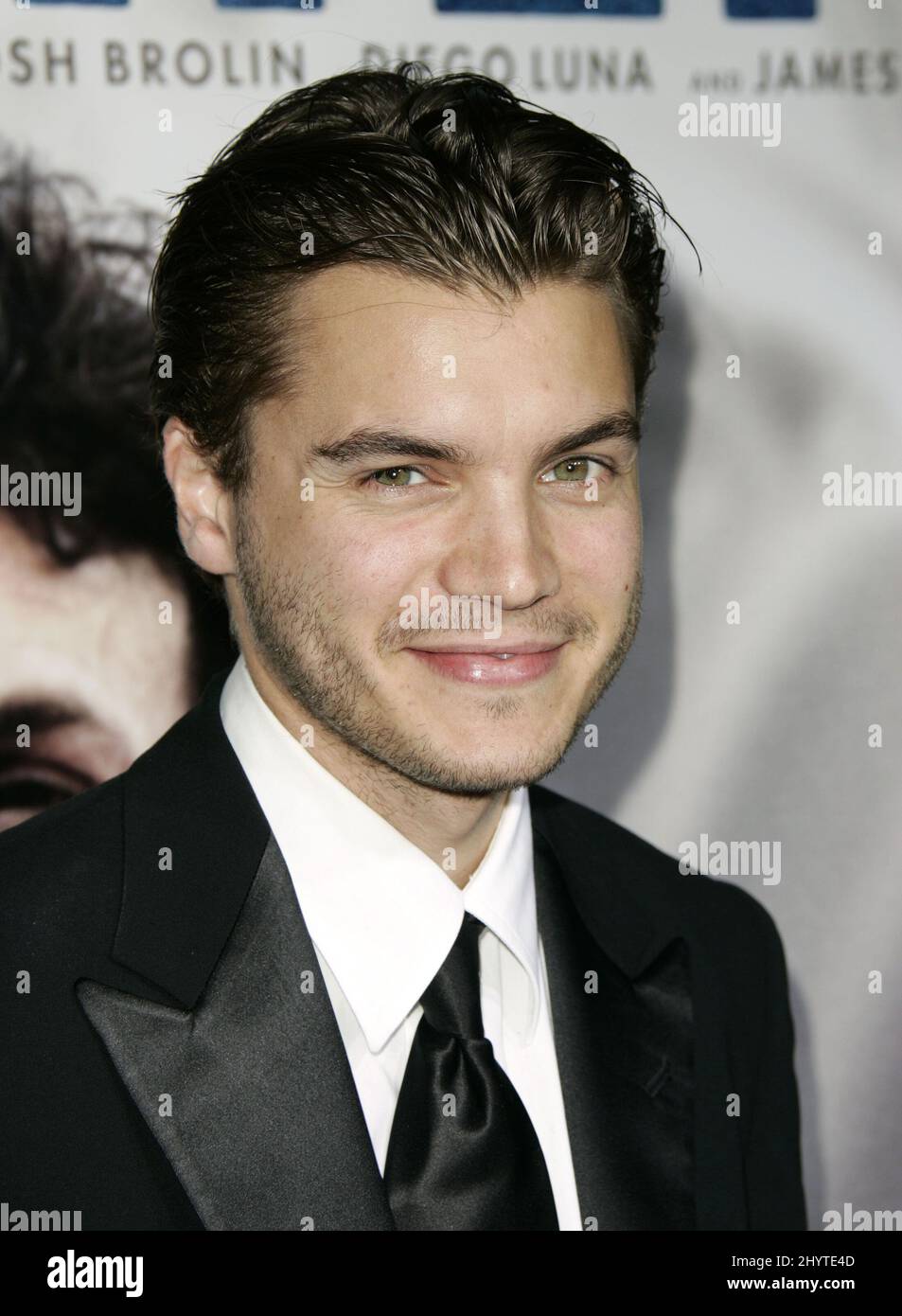 Emile Hirsch at the premiere of the Milk at the Academy of Motion ...