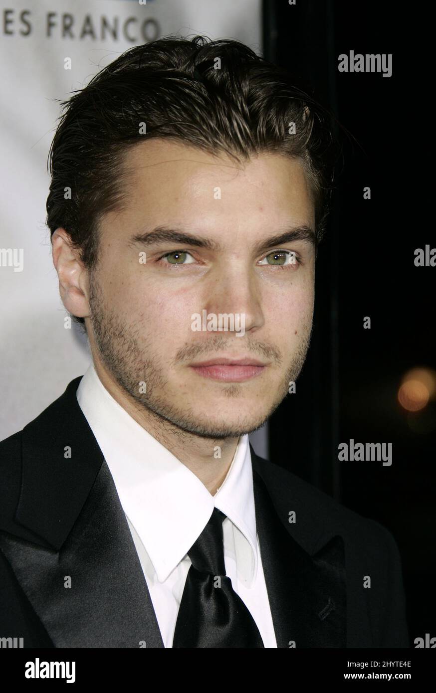 Emile Hirsch at the premiere of the Milk at the Academy of Motion ...