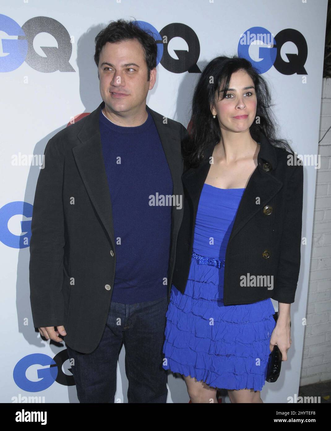 Jimmy Kimmel And Sarah Silverman Kissing