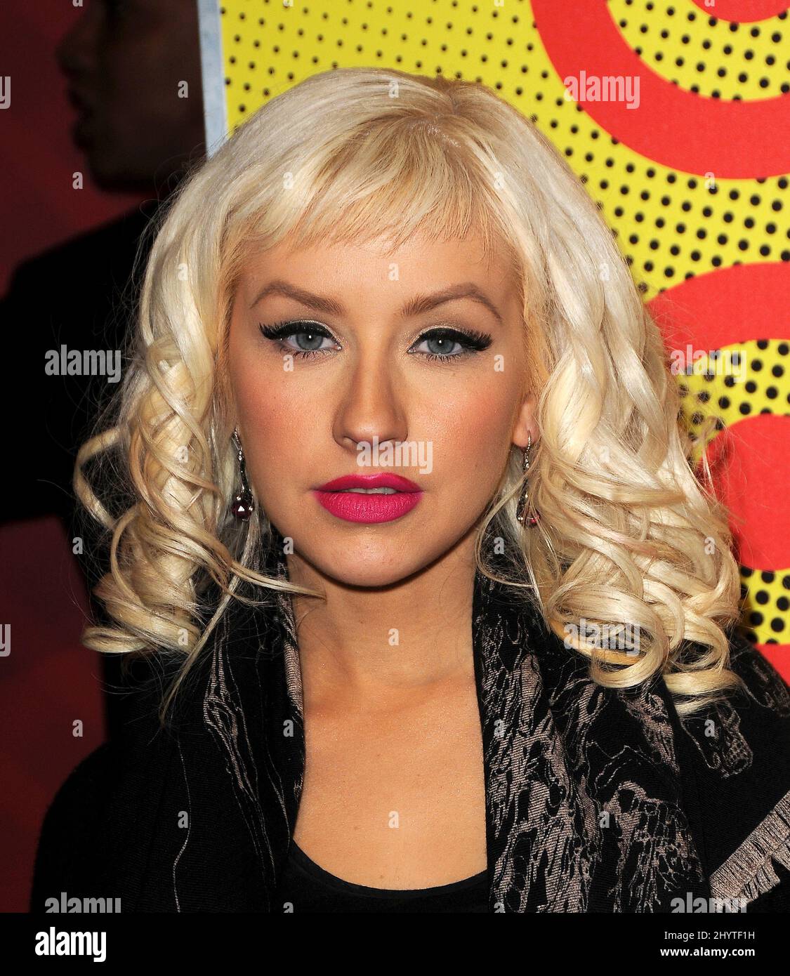 Christina aguilera celebrating a night hi-res stock photography and ...