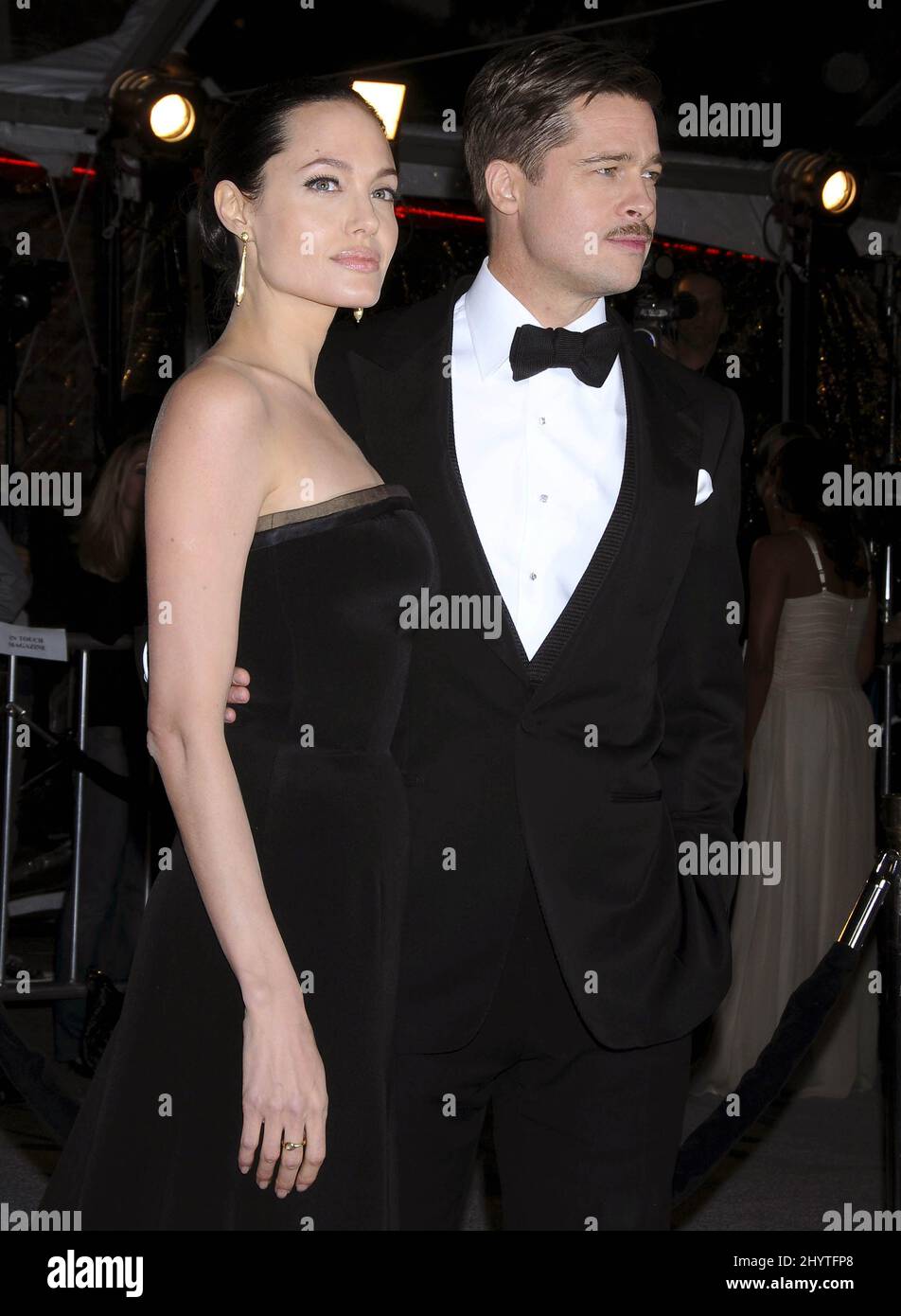 Angelina Jolie and Brad Pitt attending "The Curious Case of Benjamin ...