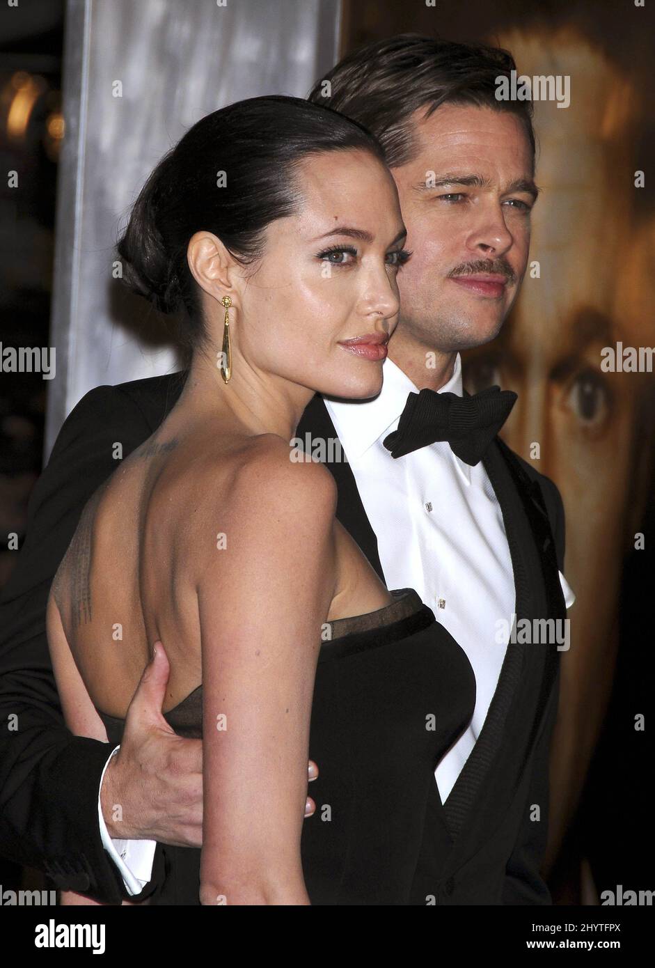Angelina Jolie and Brad Pitt attending "The Curious Case of Benjamin ...