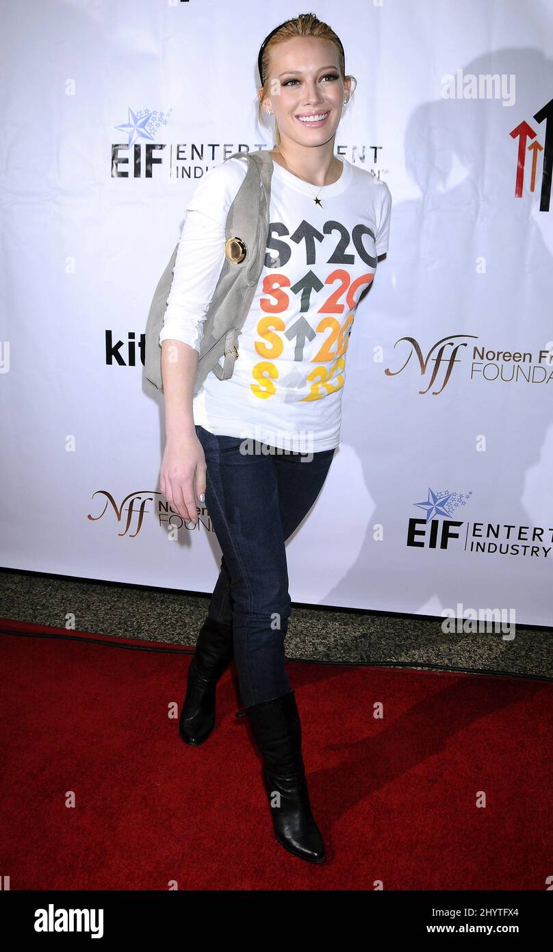 Hilary Duff attending the "Stand Up To Cancer" Benefit at Kitson, Los ...