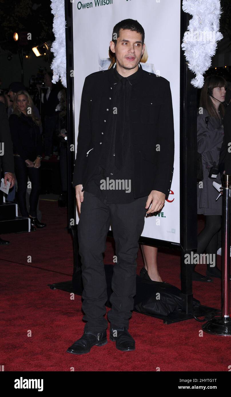 John Mayer attends the 'Marley & Me' Premiere held at the Mann Village ...