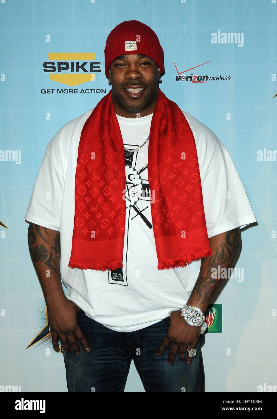 Busta Rhymes attending the Spike TV's 2008 "Video Game Awards", Los ...
