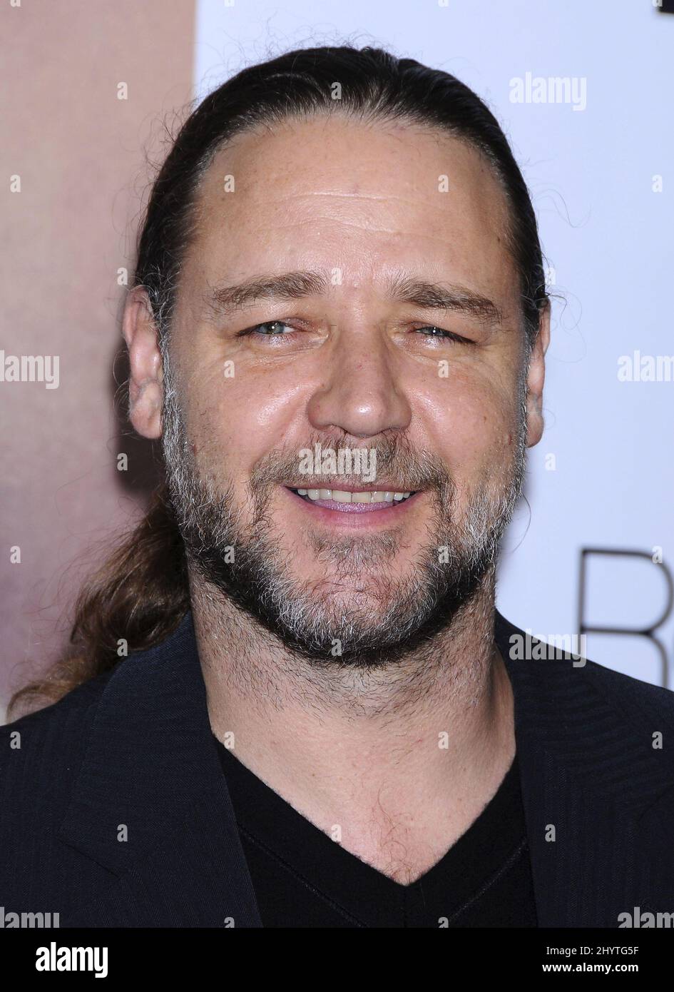 Russell Crowe attending the "Revolutionary Road" premiere held at the ...