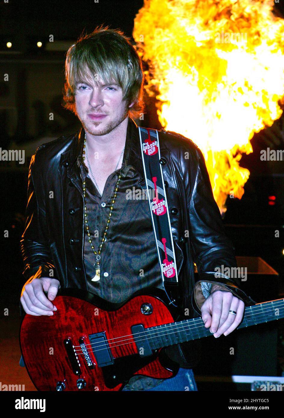Joe Don Rooney of Rascal Flatts at the Gibson Launch Party for the New ...