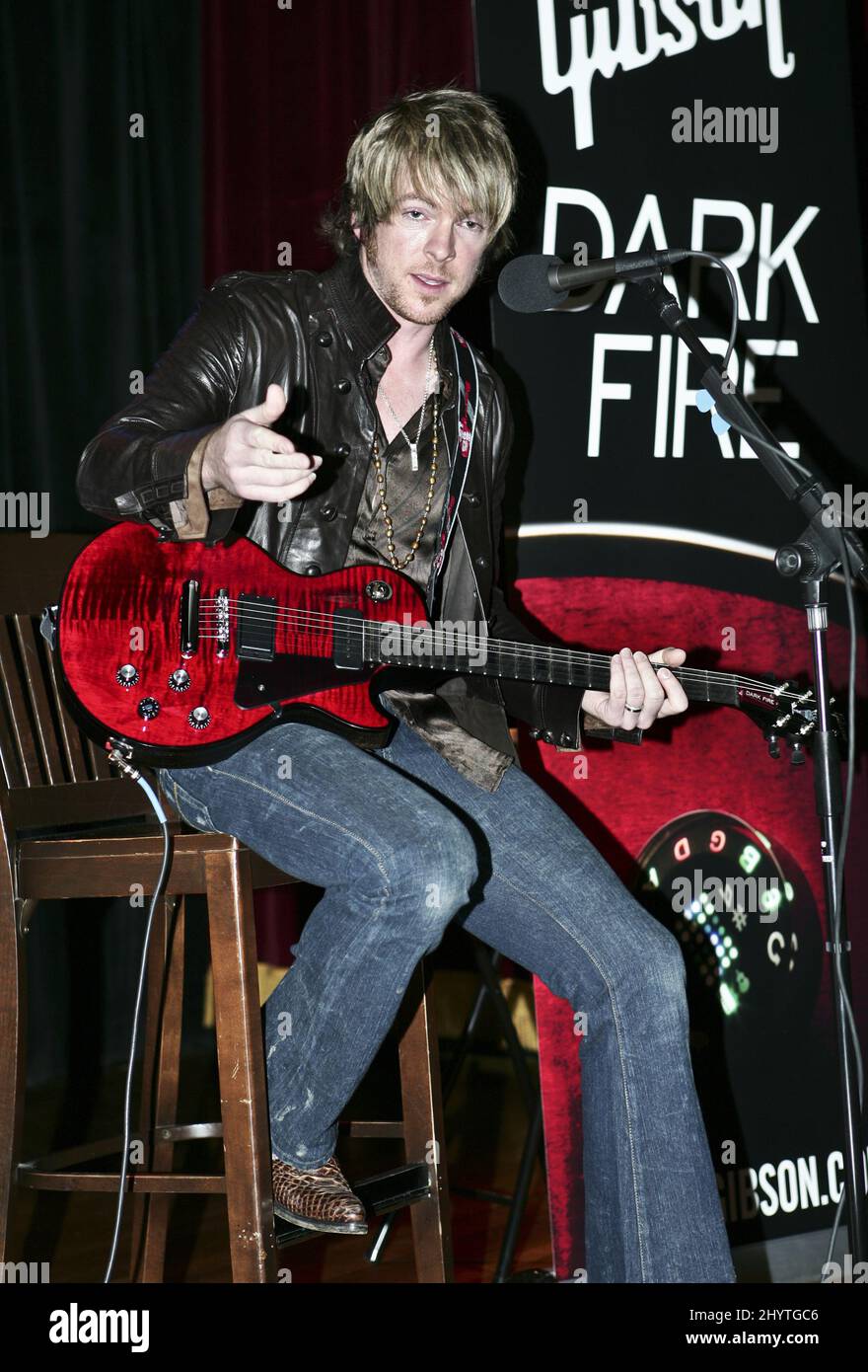 Joe Don Rooney of Rascal Flatts at the Gibson Launch Party for the New ...