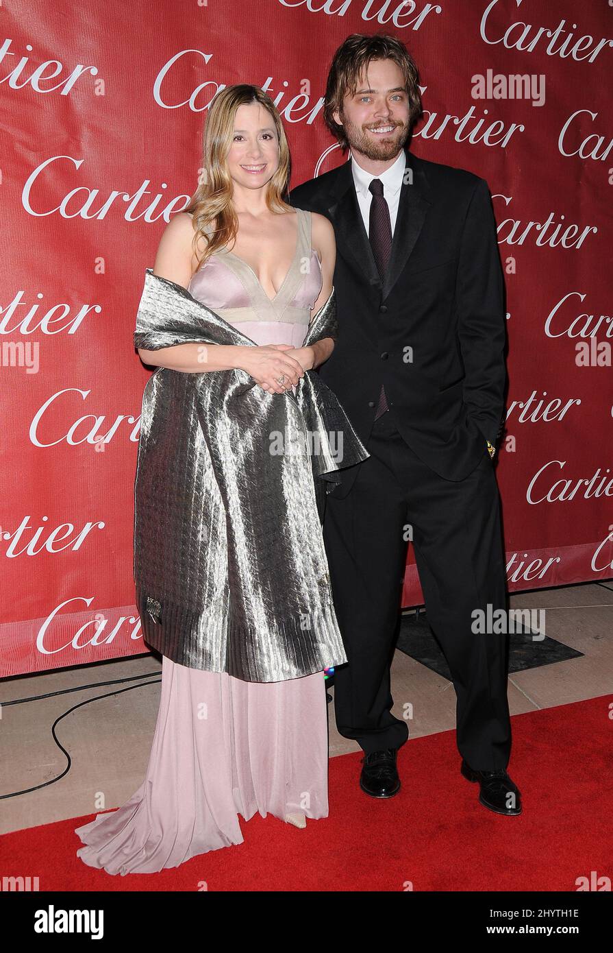 Mira Sorvino and Christopher Backus attend the 20th Annual Palm Springs ...