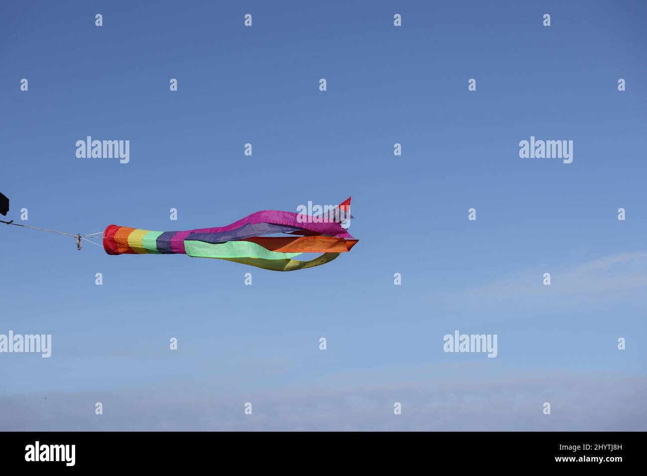 Colorful kite in the sky Stock Photo - Alamy