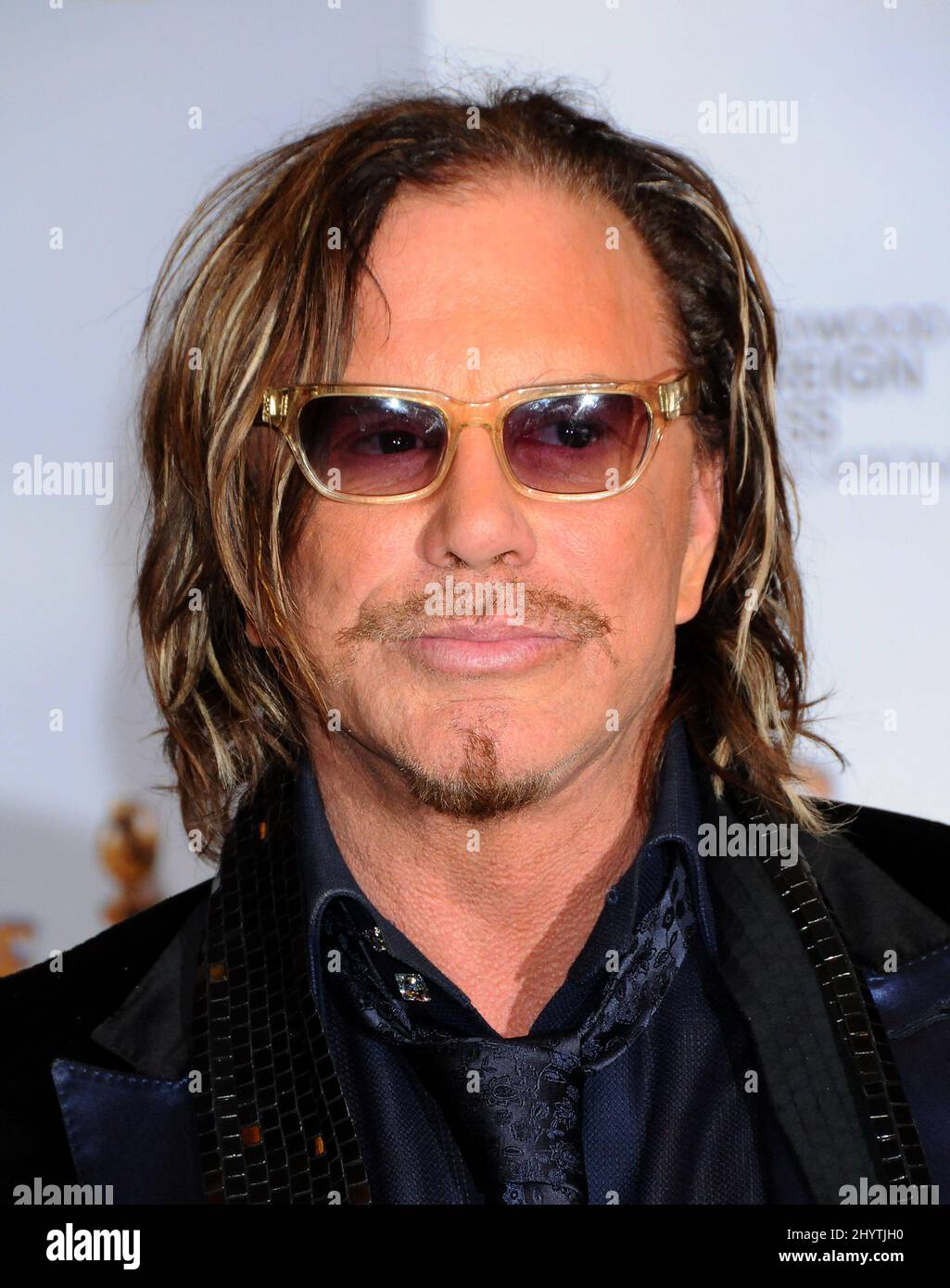 Mickey Rourke in the press room of the 66th Golden Globe Awards, held ...
