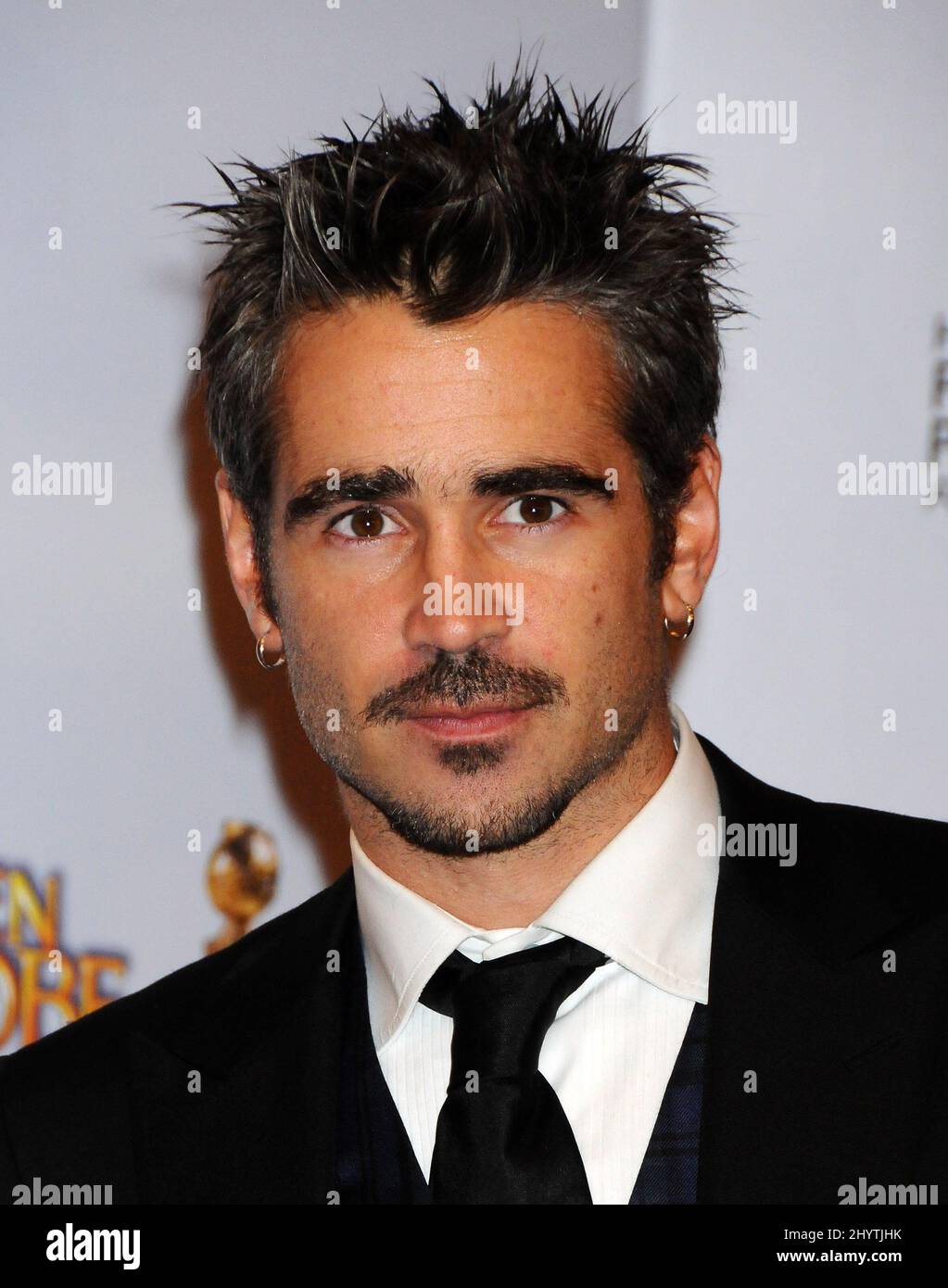 Colin Farrell in the press room of the 66th Golden Globe Awards, held ...
