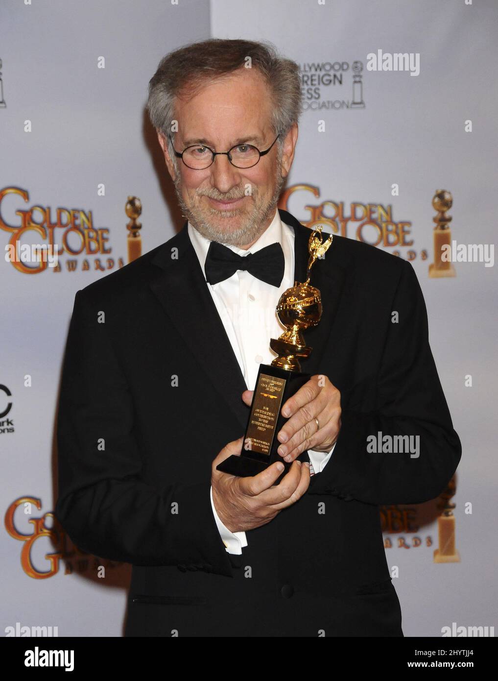 Steven Spielberg in the press room of the 66th Golden Globe Awards ...