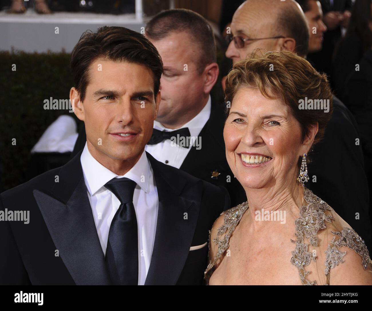 Tom Cruise and mother Mary Lee Mapother at the 66th Annual Golden Globe Awards at the Beverly ...