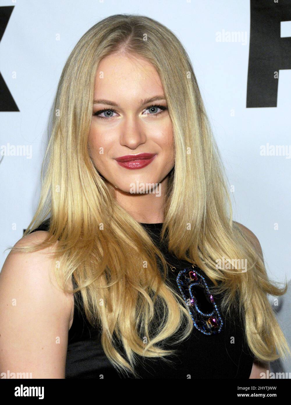 Leven Rambin arriving at the FOX Winter All-Star Party held at My House ...