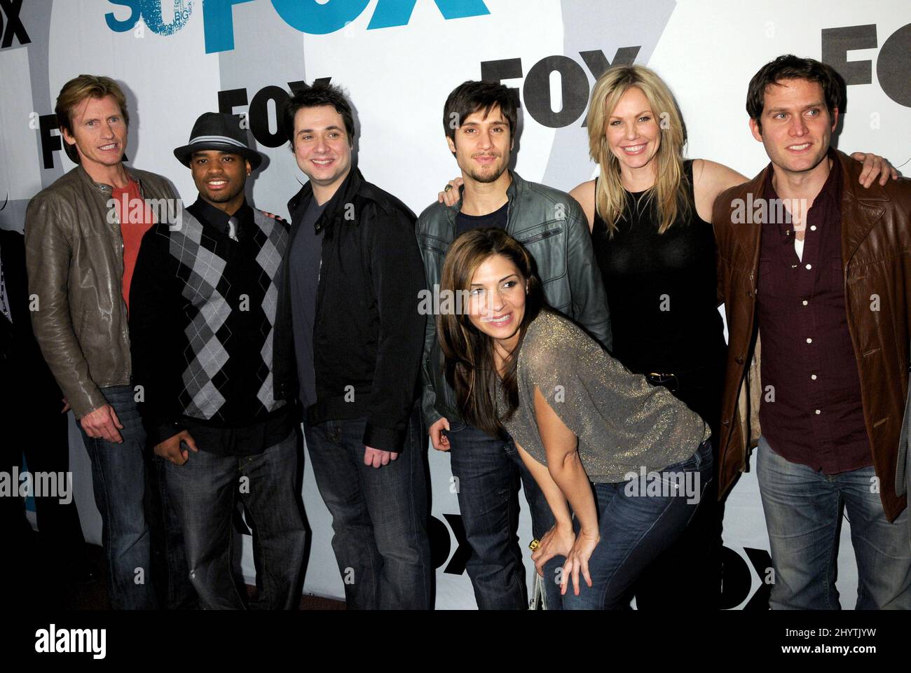 Denis Leary and "Rescue Me" cast arriving at the FOX Winter All-Star ...