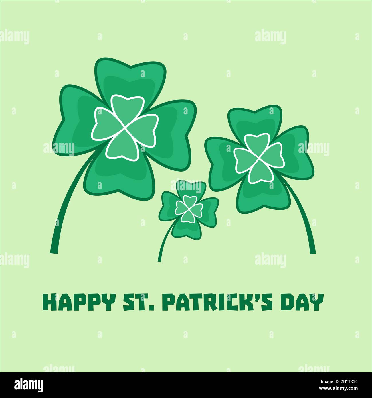 Four leaf clover badge hi-res stock photography and images - Alamy