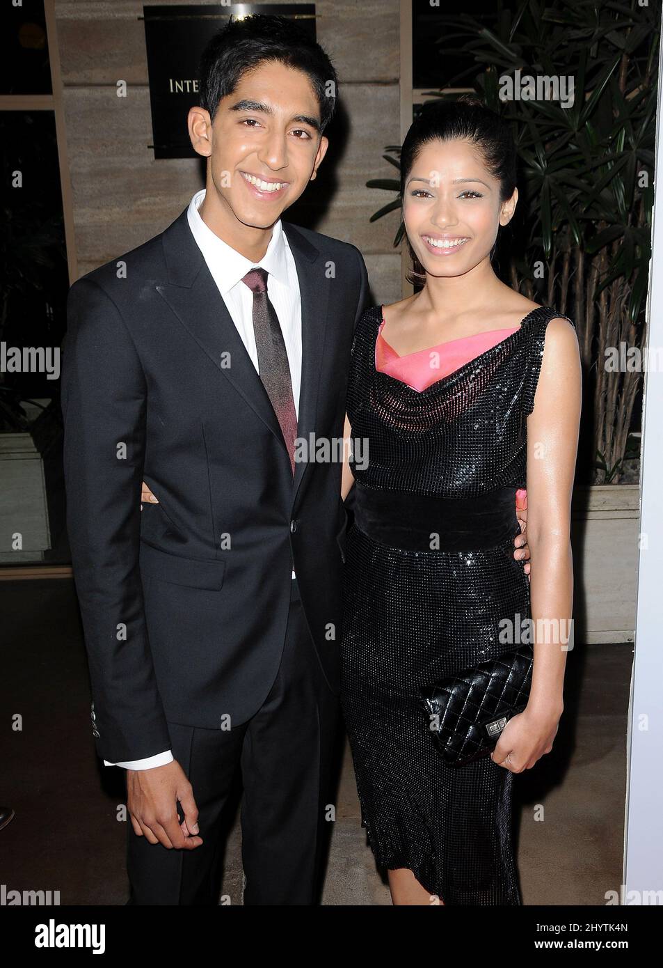 Dev Patel and Freida Pinto at the 34th Annual Los Angeles Film Critics ...