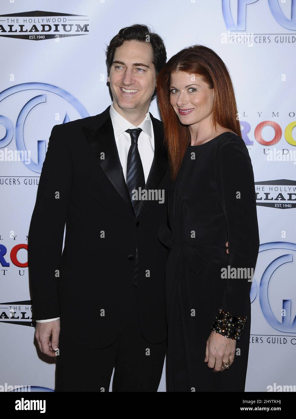 Daniel Zelman and Debra Messing at the 20th Annual Producers Guild ...