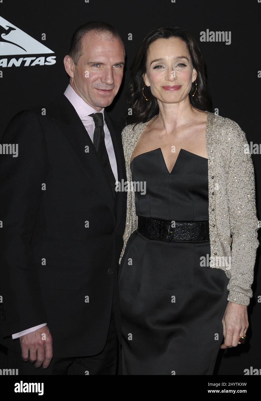Ralph Fiennes attends as Kristin Scott Thomas receives the Cinema ...